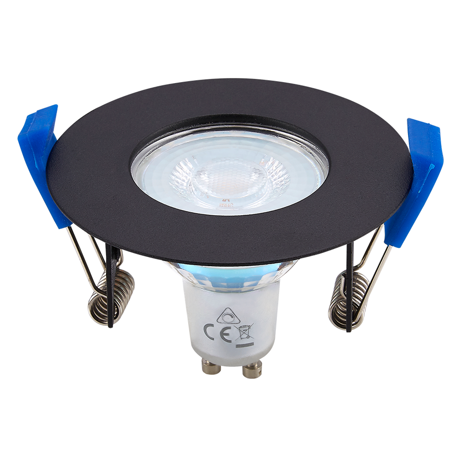 LED inbouwspot armatuur zwart inclusief GU10 fitting IP65