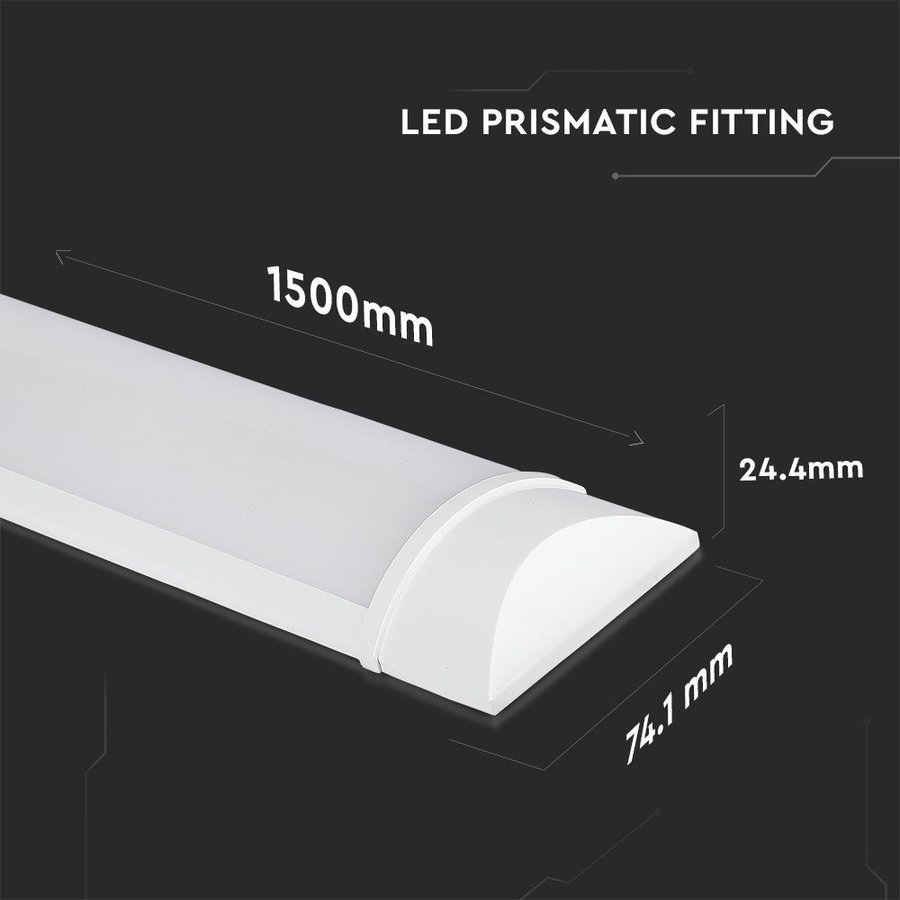 LED Batten 150 cm 50W 6400K 6000lm Samsung 5 years warranty