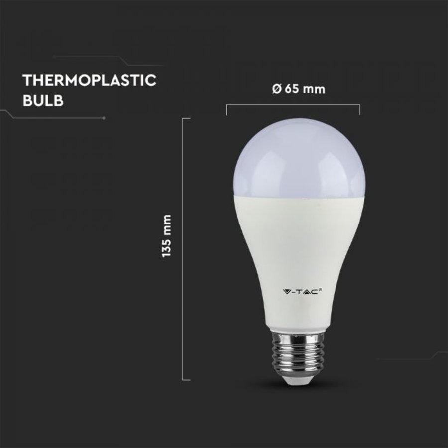E27 LED Lamp 15 Watt A65 Samsung 3000K Vervangt 85 Watt