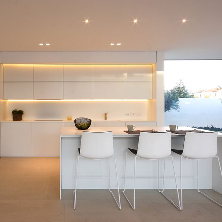 Set of 10 dimmable LED downlights Pittsburg 5 Watt spot