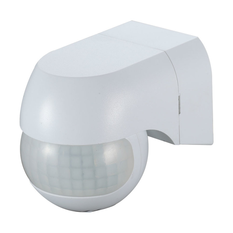 PIR motion sensor 180° 12m range Max. 400 Watt IP44 surface mounting