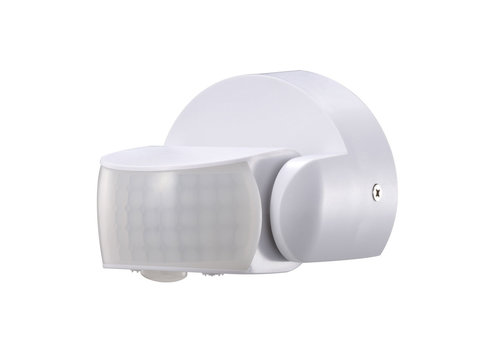 PIR motion sensor 360° 6m range Maximum 1000 Watt IP20 black