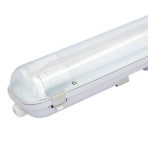 LED fixture IP65 6000K 120 cm incl. 2x18 Watt LED tubes