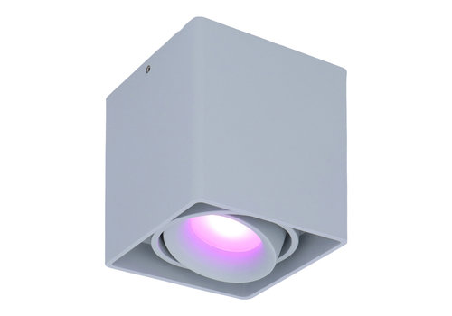 Smart Wifi Led Surface Mounted Ceiling Spotlight Esto Black Gu10 Ip20