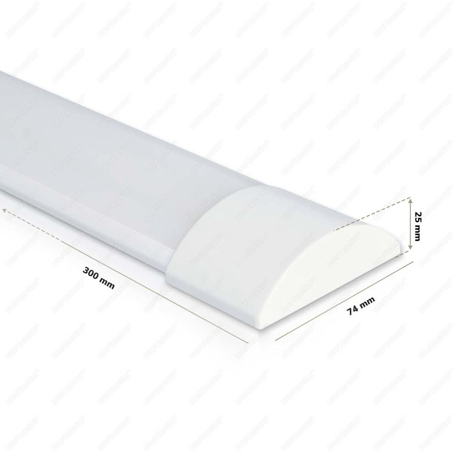 LED Batten 30 cm 10W 6400K 1200lm Samsung 5 jaar garantie