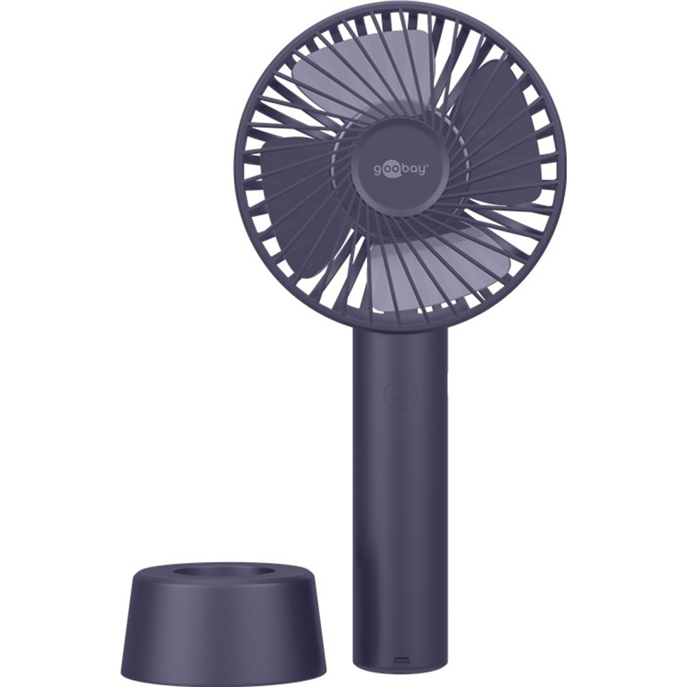 Handventilator - USB - Ø10 cm - Mit Sockel - 4 Positionen