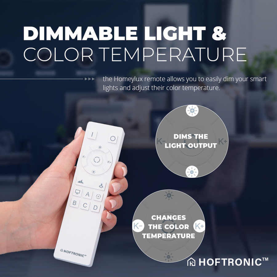 Smart Wireless Remote Controller CCT White - WiFi