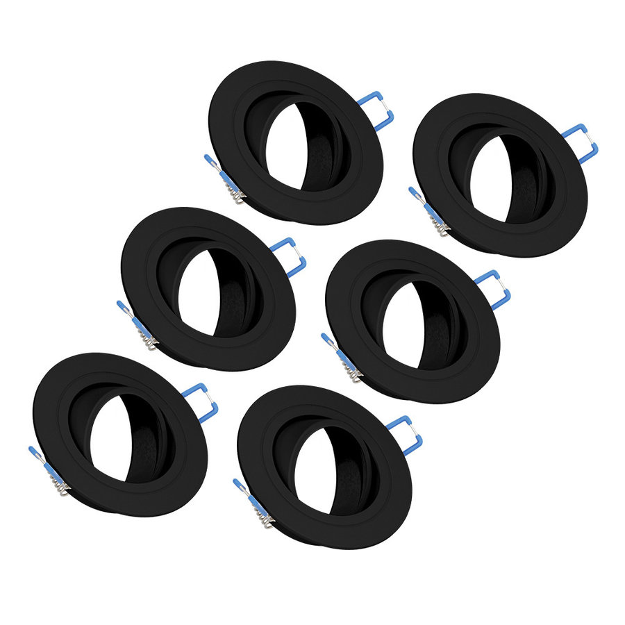 GU10 Fixture IP20 Tiltable black