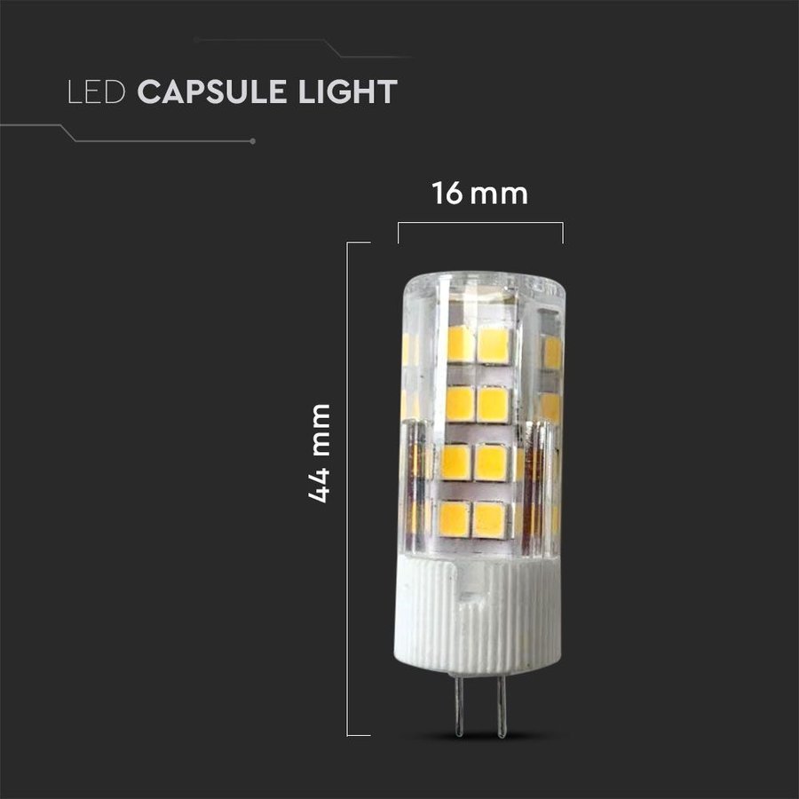 G4 LED Capsule - 3.2 Watt - 385 Lumens - 3000K Warm white light