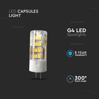10x G4 LED Capsule - 3.2 Watt - 385 Lumen - 4000K Neutraal wit licht