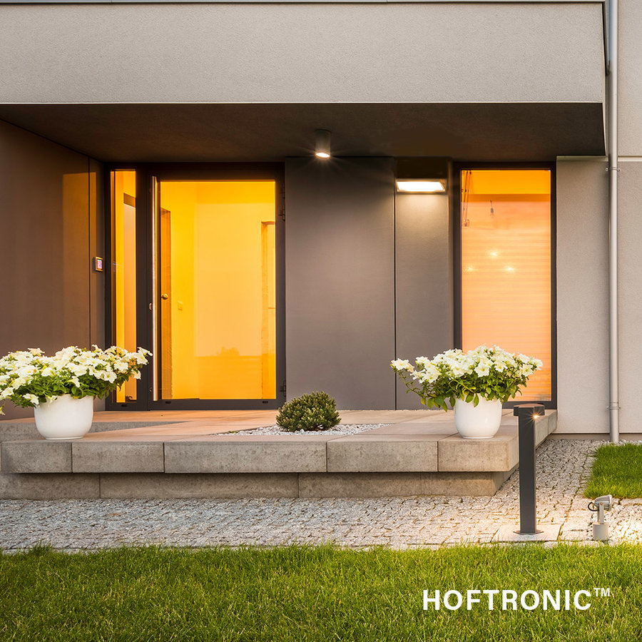 Modern LED Wall Outdoor lamp 12 watt 1250lm 3000K IP65 Colour Grey