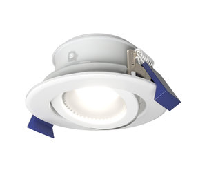 Lima LED recessed downlight - Tiltable - IP65 - Daylight white - White