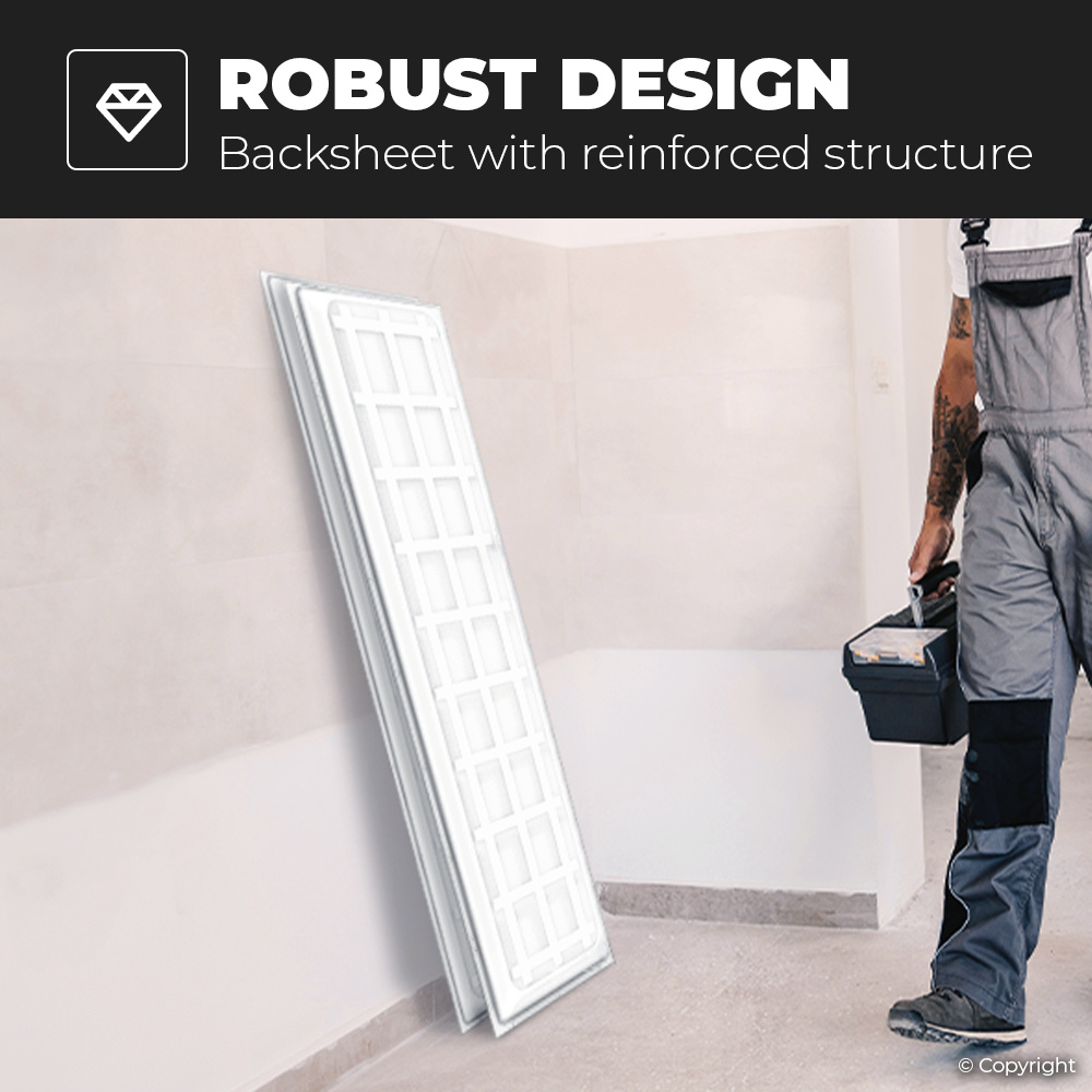 Dimmable LED Panel 30x120 cm 36 Watt 4320lm 6000K 5 year warranty