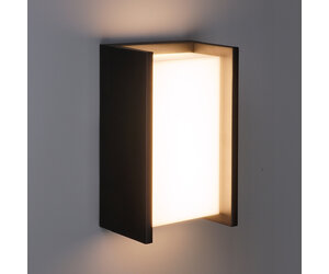 Jasper LED wall light - 3000K - 12 watts - IP54 - Black