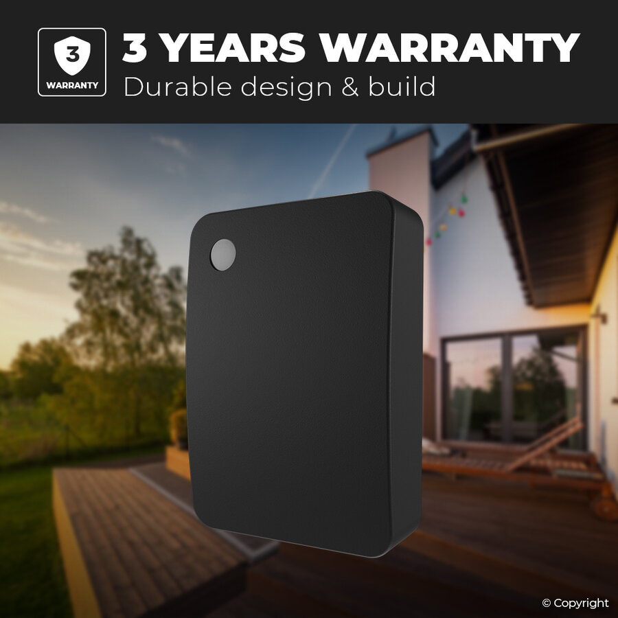 Twilight switch with timer function IP54