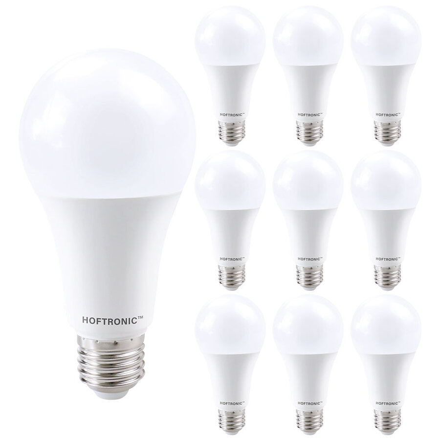 10x E27 LED bulb - 15W 1521lm - 6500K - Replaces 100 watts