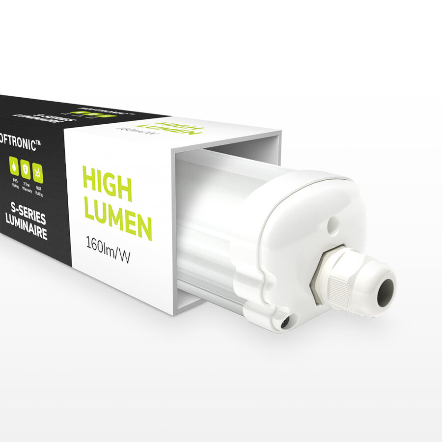 LED Armatuur 150cm - IP65 Waterdicht - 6500K Daglicht wit - Koppelbaar