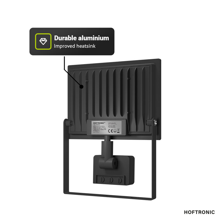 Lumons LED Floodlight PIR - 30W 2830lm - 6500K - IP65 - replaces 160W