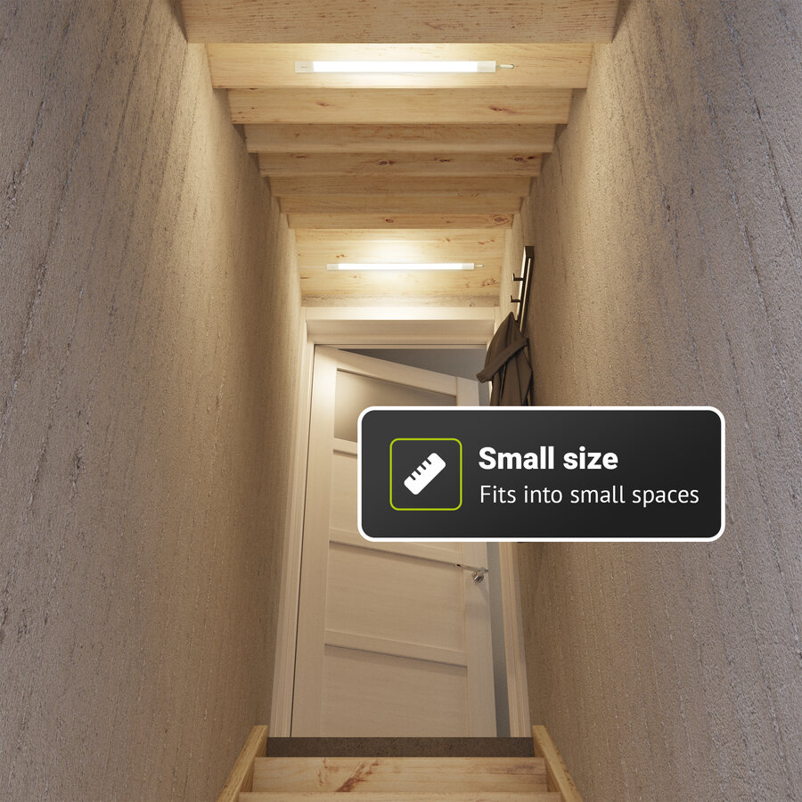 LED fluorescent light 60 cm - IP65 - 18W - 1800lm (100 lm/w) - 4000K