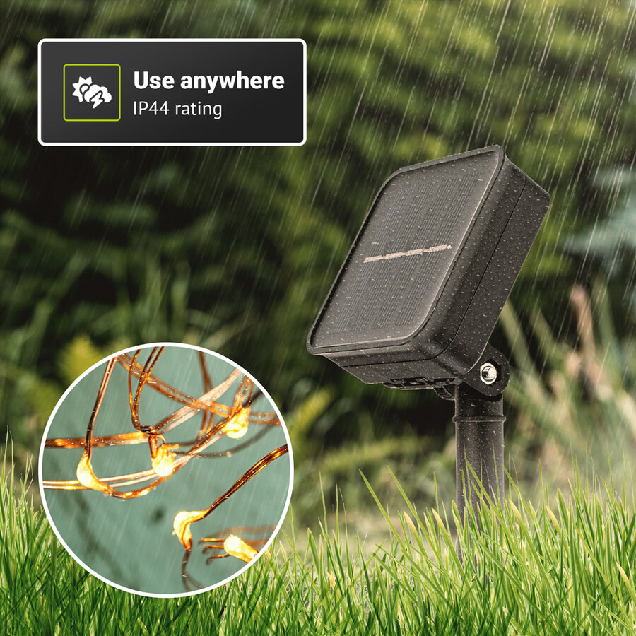 Solar String Lights Twinkle 100 LEDs 10m Fairy Lights