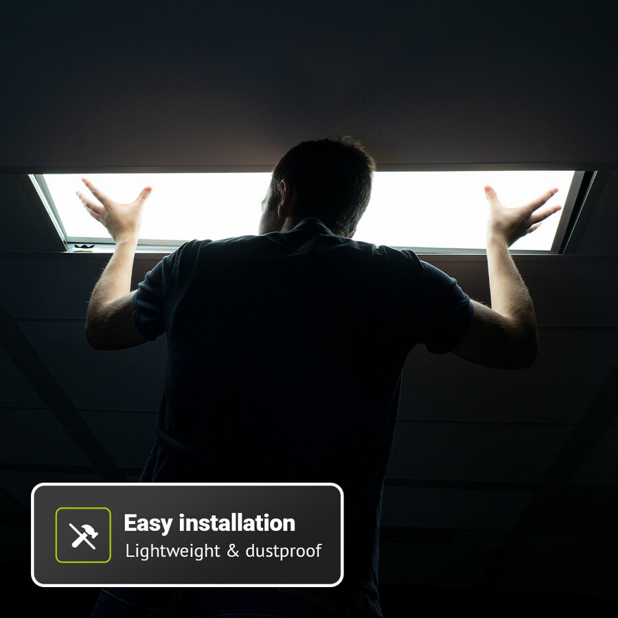 6x LED Panel 36W 135lm/W 30x120 6500K UGR22