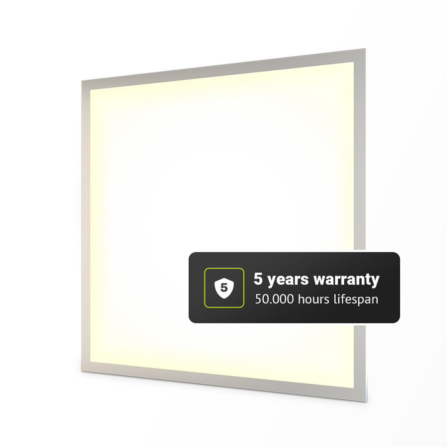 Dimmable LED Panel 60x60 cm 36 Watt 4860lm 3000K 5 year warranty