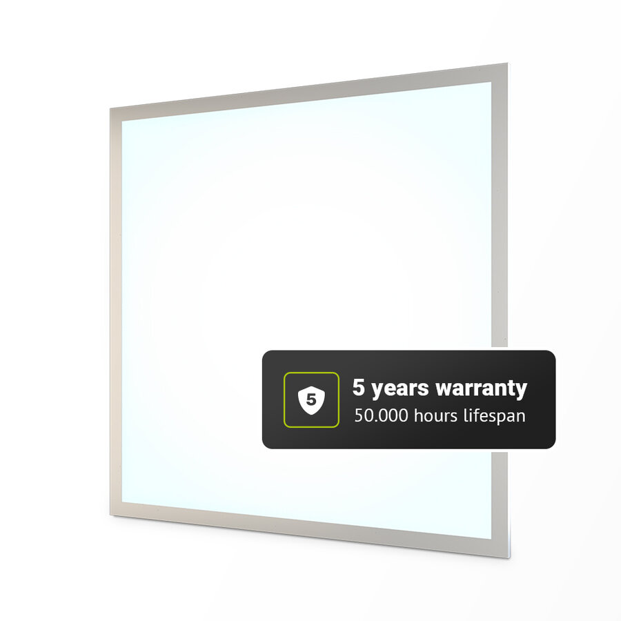 LED Panel 36W Dimmable 135lm/W 60x60 6500K Incl. Mounting frame