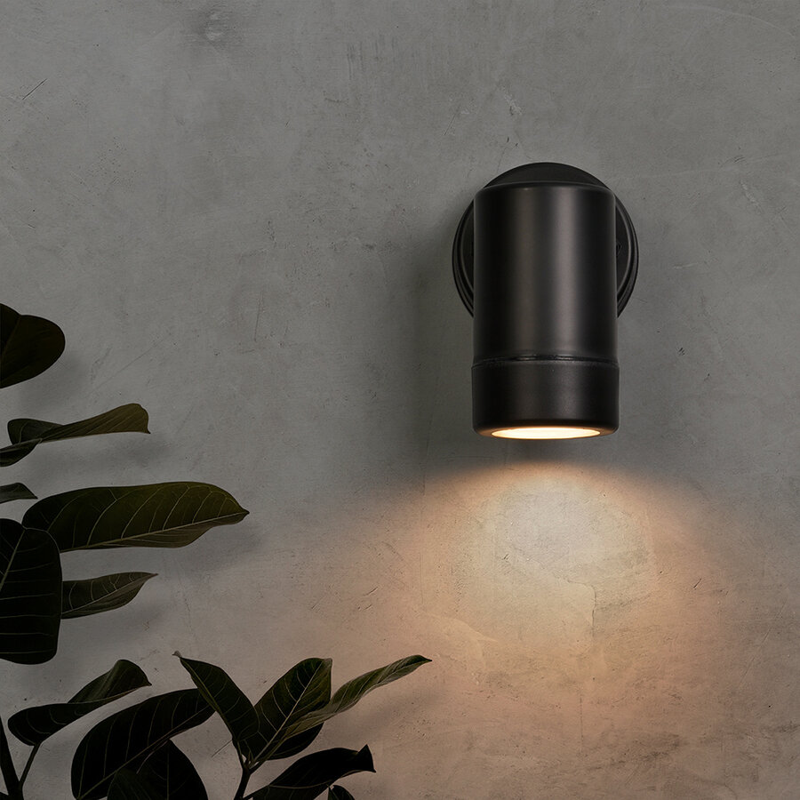 Otey LED Down light Wall Light - Black - For indoor & outdoor GU10