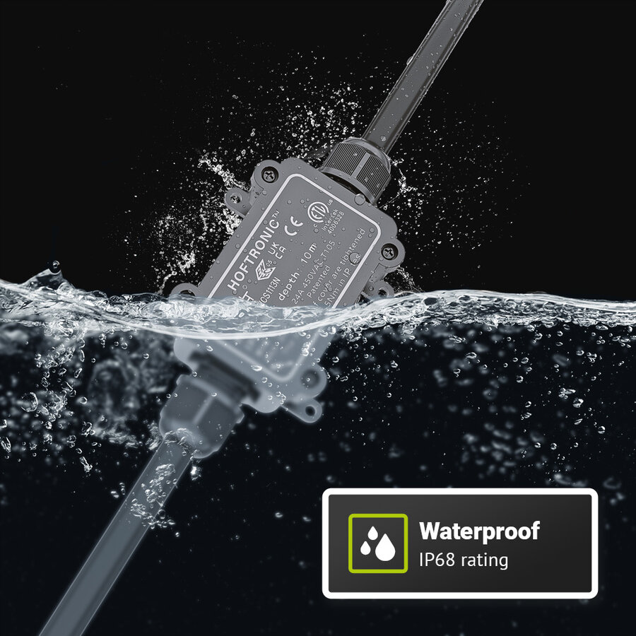 Junction Box - Cable Connector IP68 Waterproof - 4 to 11 mm