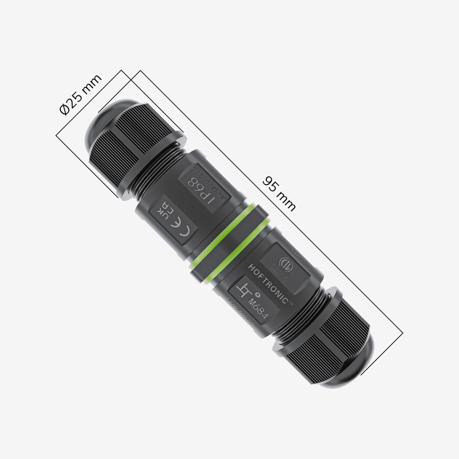 Kabelverbinder - IP68 - Gereedschapsloze installatie - 4-11 mm
