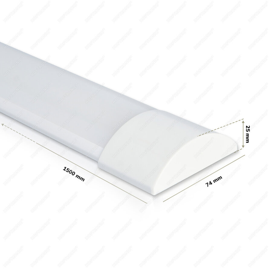 LED Batten 150 cm - 50W 6000lm (120lm/W) - 6500 daylight white light