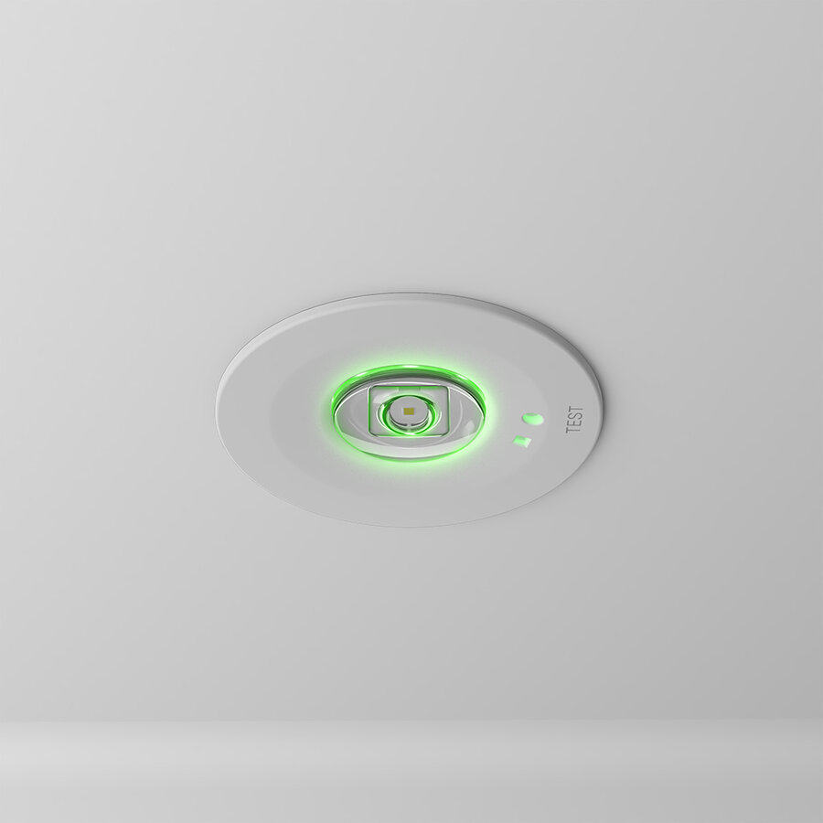 Miran LED Emergency Downlight White with Foldable Driver