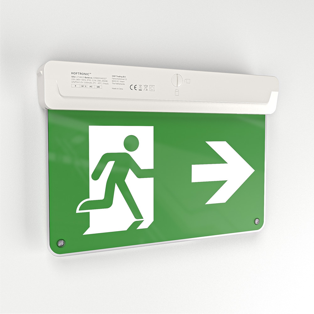 Tumu LED Emergency Lighting with Backup Battery & Autotest-function
