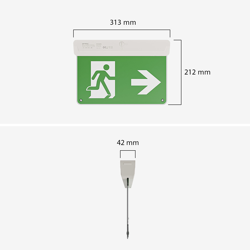 Tumu LED Emergency Lighting with Backup Battery & Autotest-function