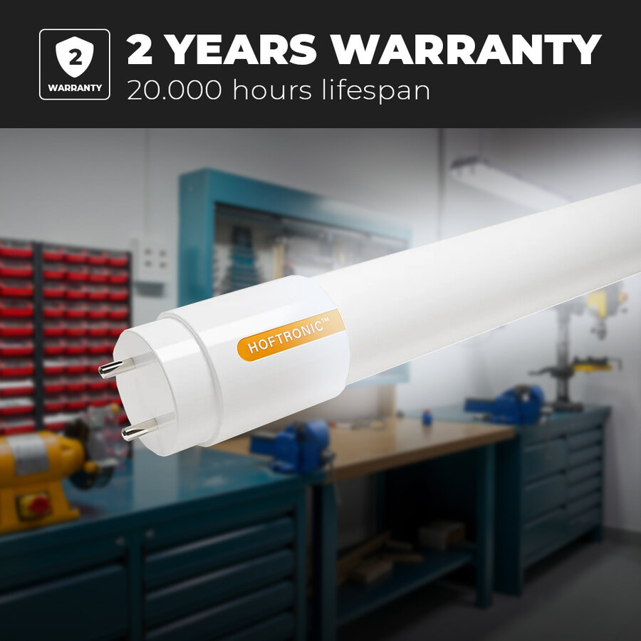 LED TL armatuur 150 cm - 6500K - IP65 - Incl. 15,5 Watt LED buis