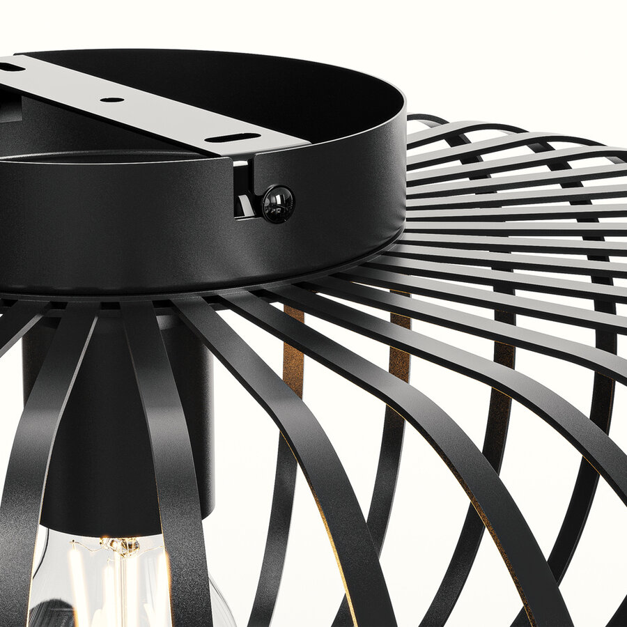 Cosmos LED Ceiling Light Black - Dimmable - E27