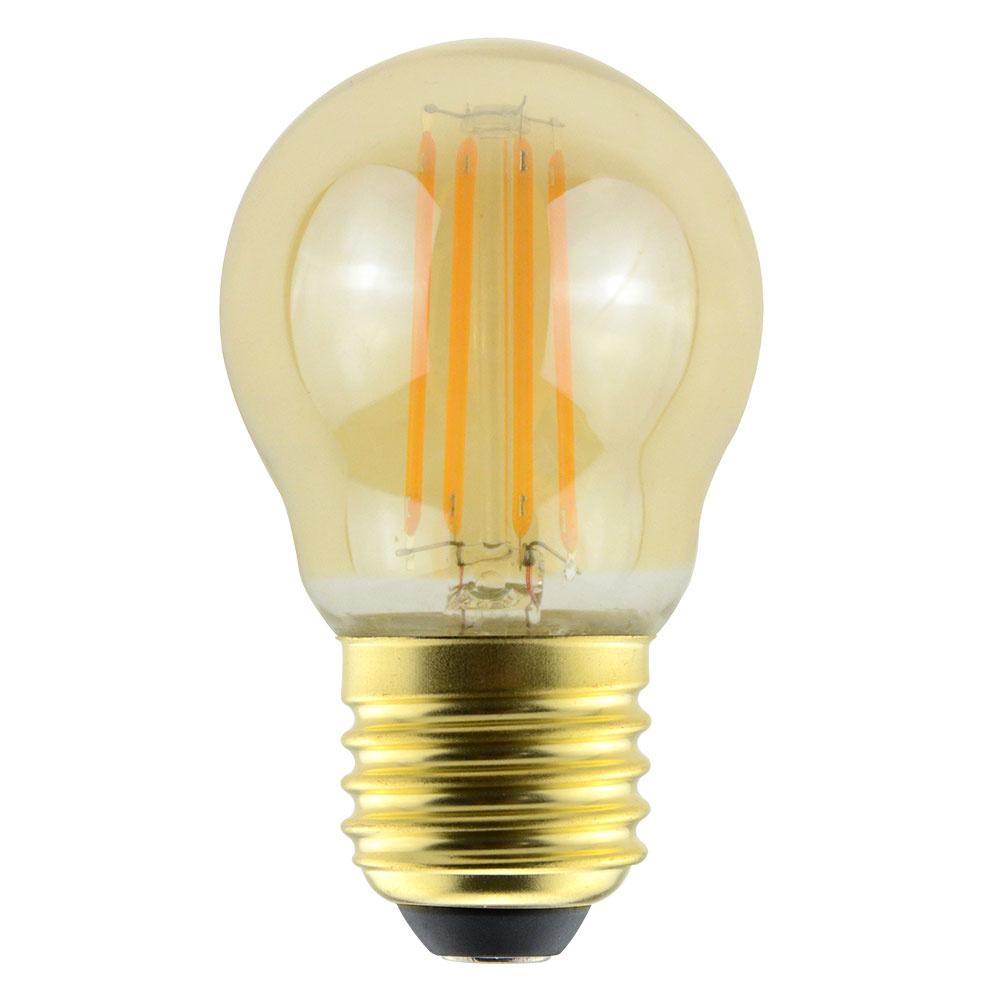 LED Filament lamp E27 - 4,5W 423lm - G45 - 2700K - Dimbaar