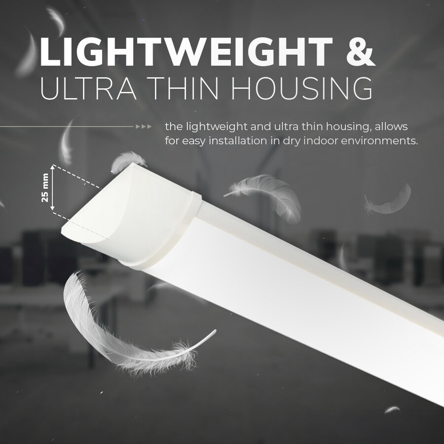 LED Batten 120 cm 40W 4000K 4800lm Samsung LEDs 5 jaar garantie