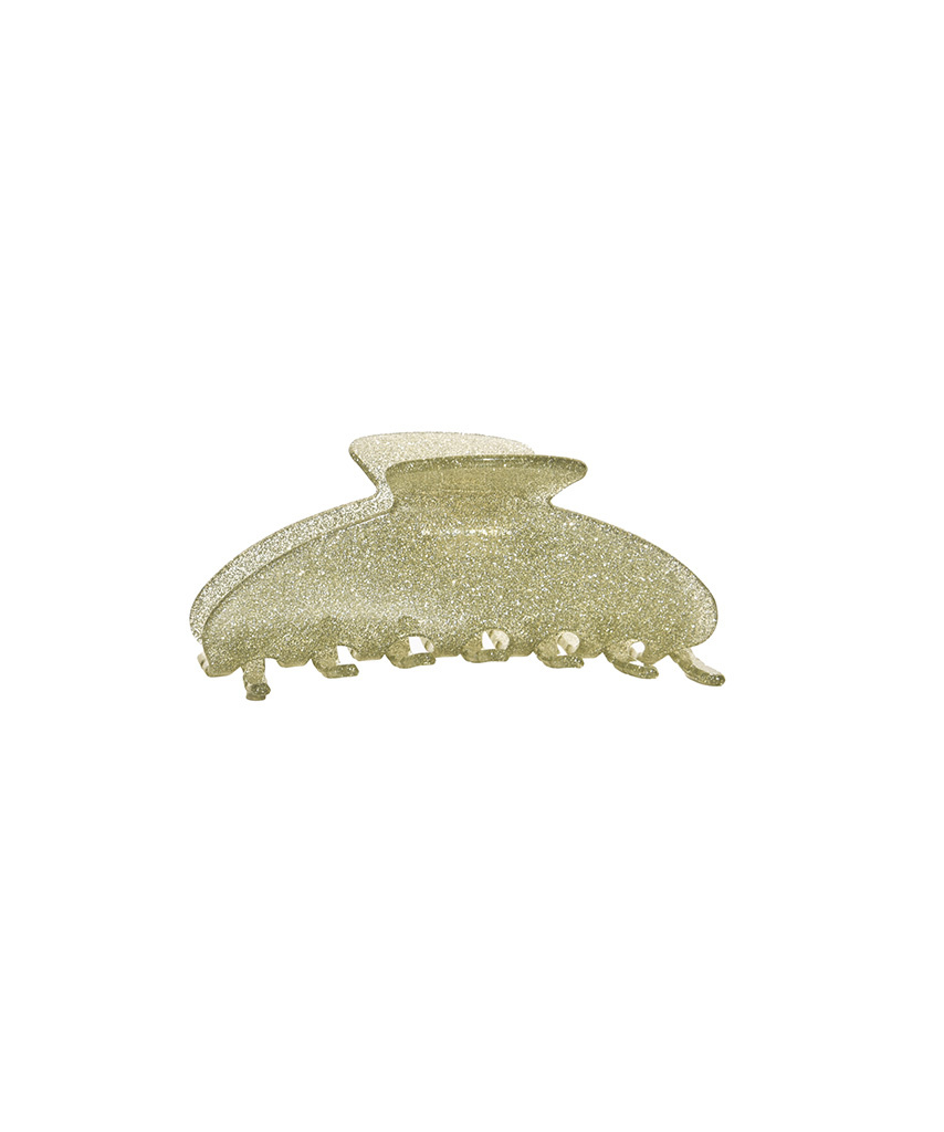 Gold Glitter Claw Clip - Lewis & Melly