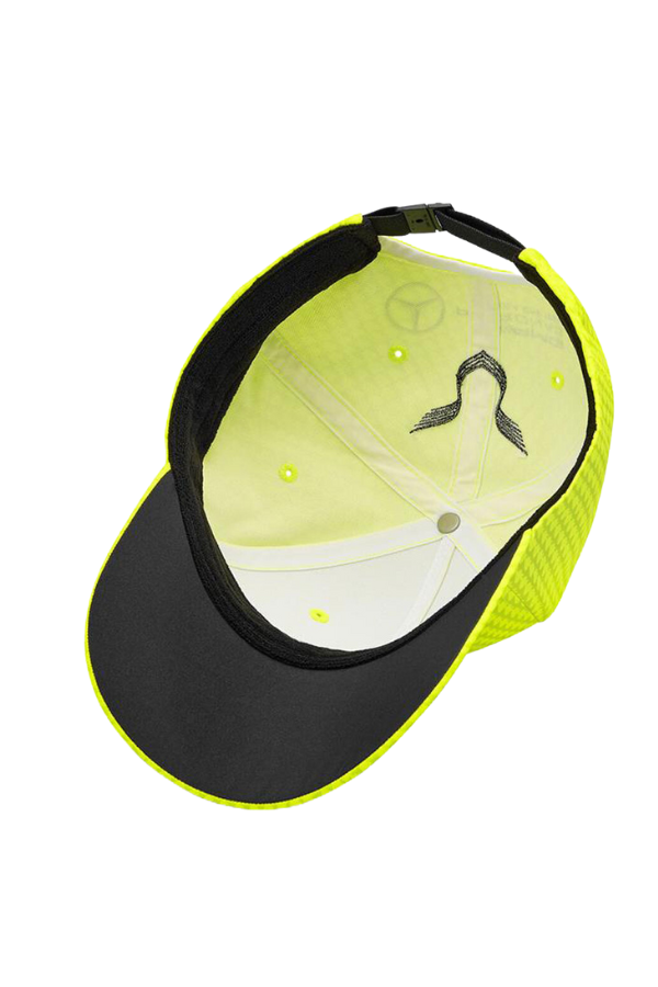 F1 Store | Mercedes | AMG Petronas Hamilton Kids Cap - Neon Yellow ...