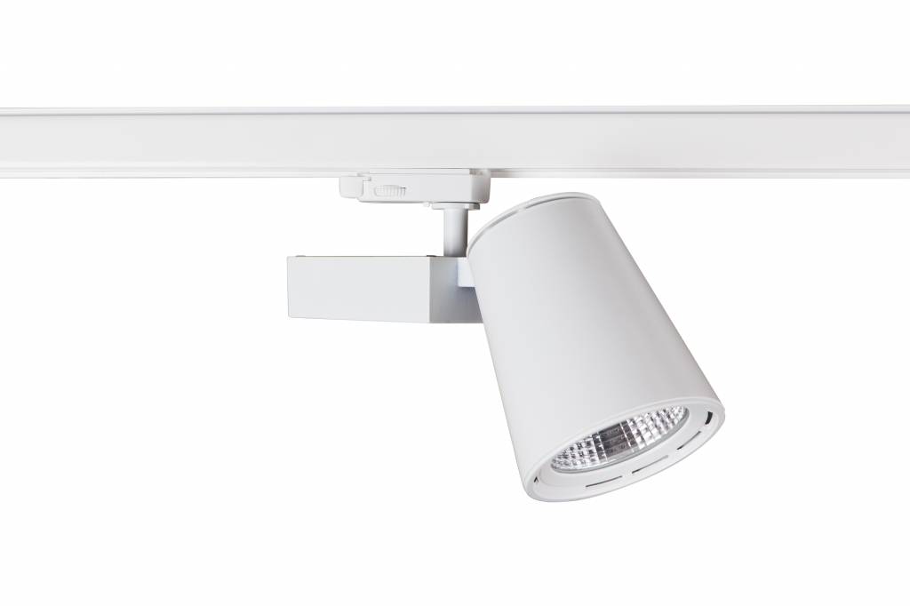Lival Aspect 3Fase LED Railspot wit grijs zwart - Lucente