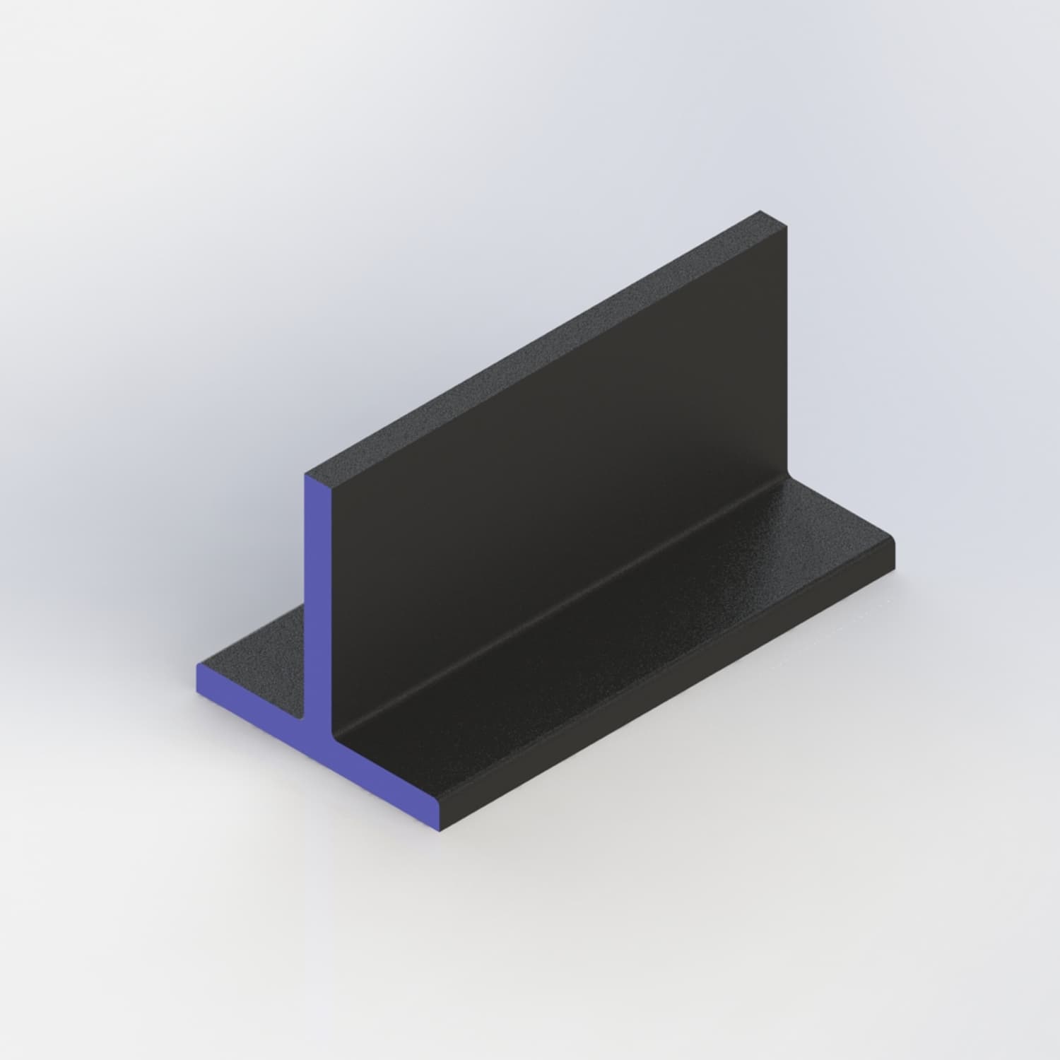 T profiel WGW onbewerkt T-staal - 25x25x3,5 MM | STAALvakman