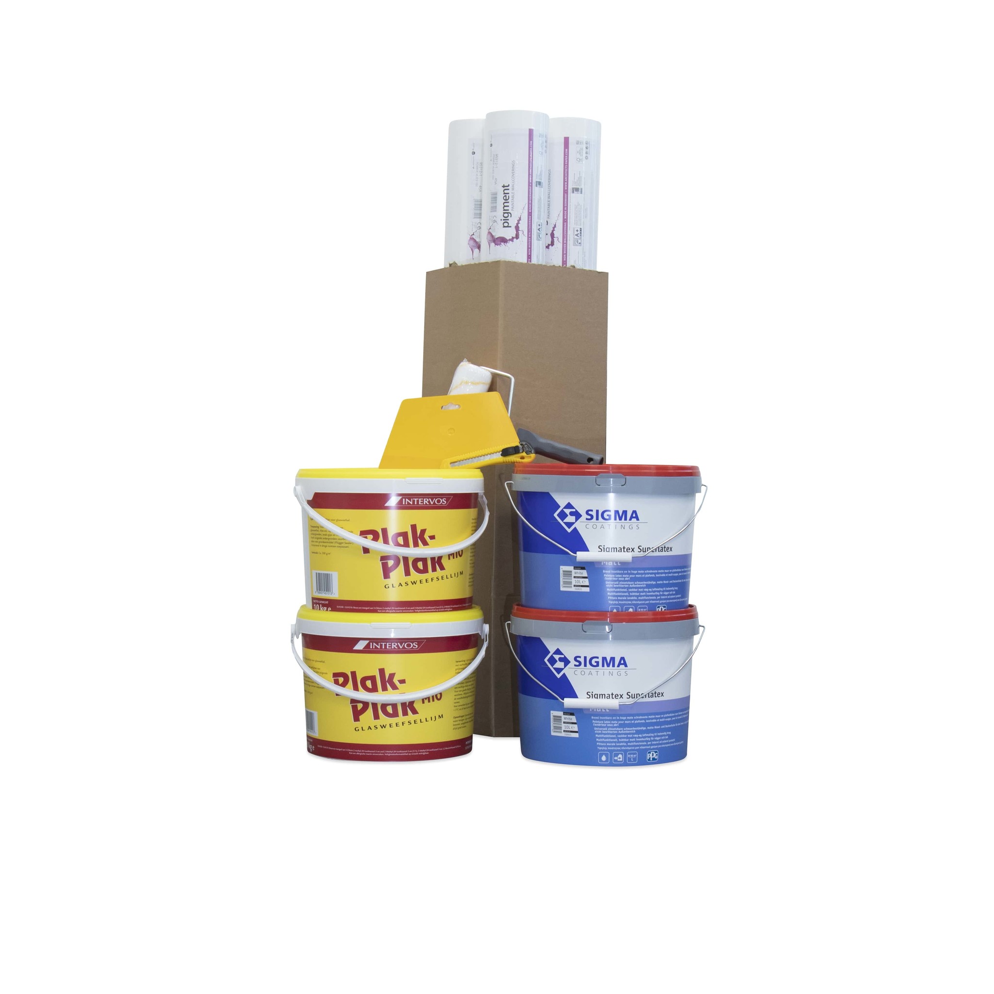 Complete Renovlies Set Sigma Superlatex Matt - RAL 9010