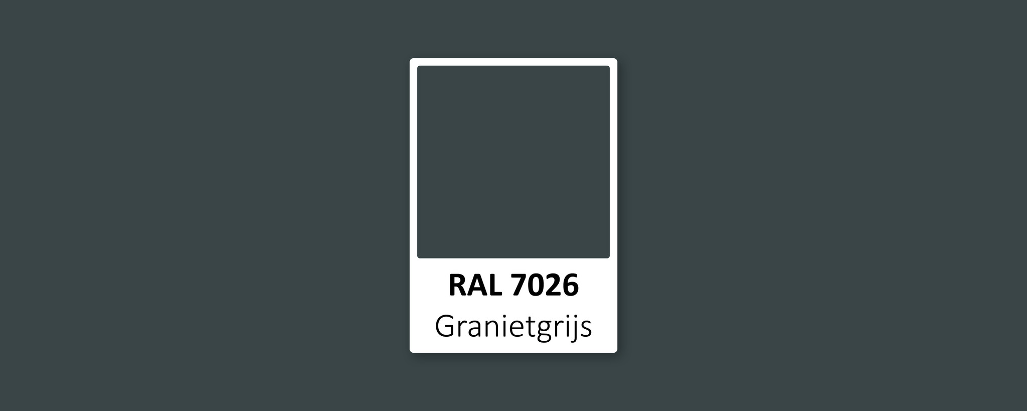 RAL 7026: Granietgrijs