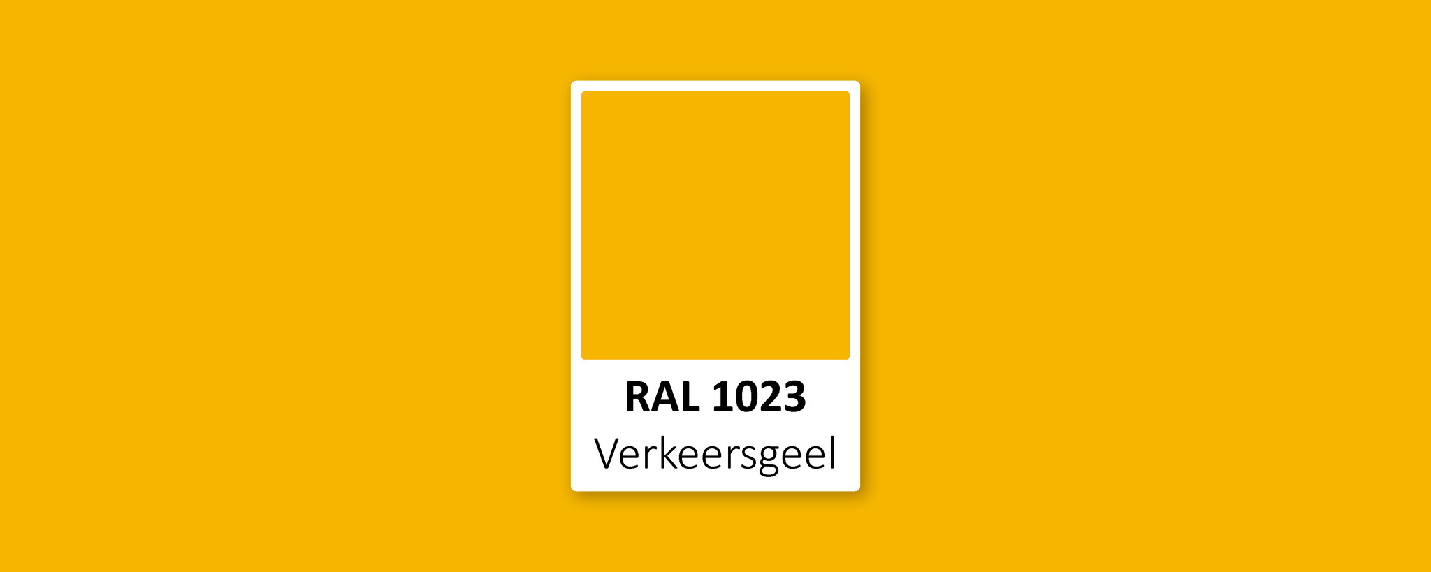 RAL 1023: Verkeersgeel