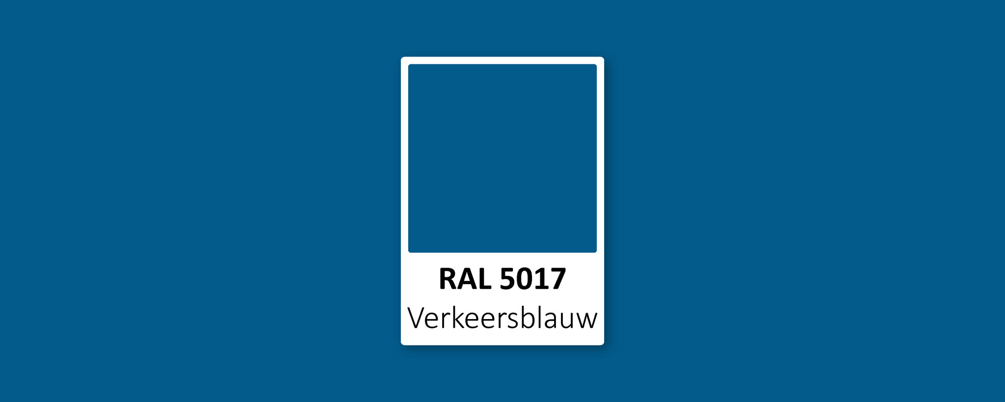 RAL 5017: Verkeersblauw