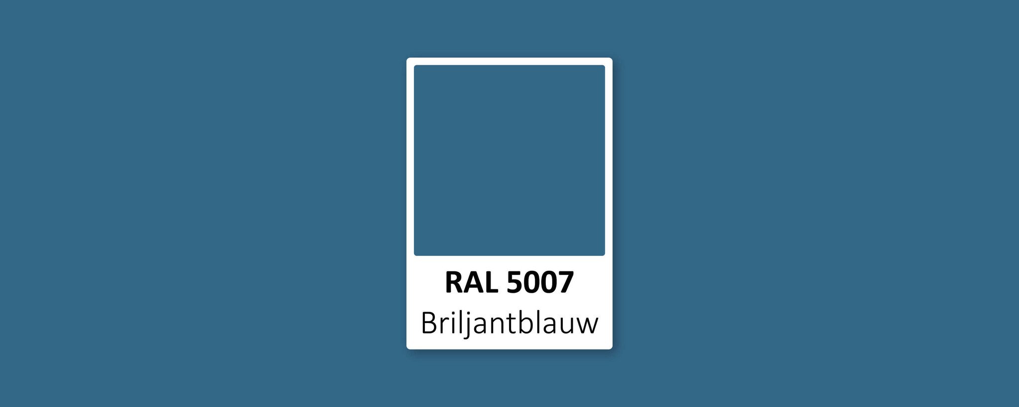 RAL 5007: Briljantblauw