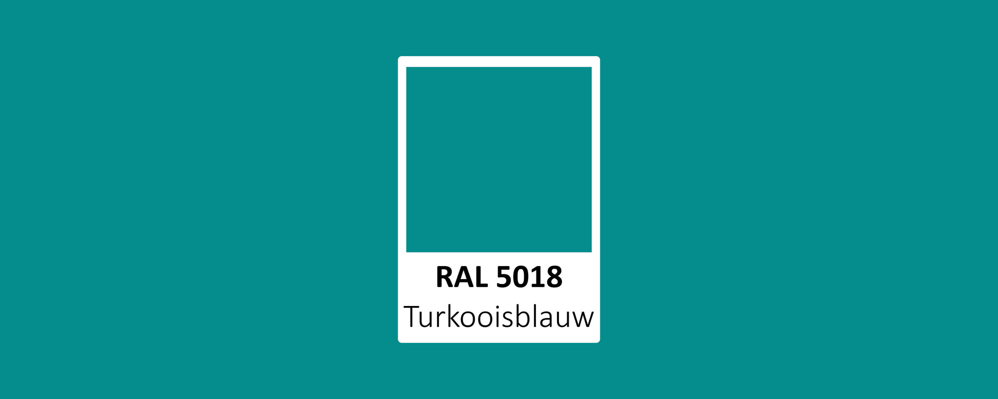 RAL 5018: Turkooisblauw