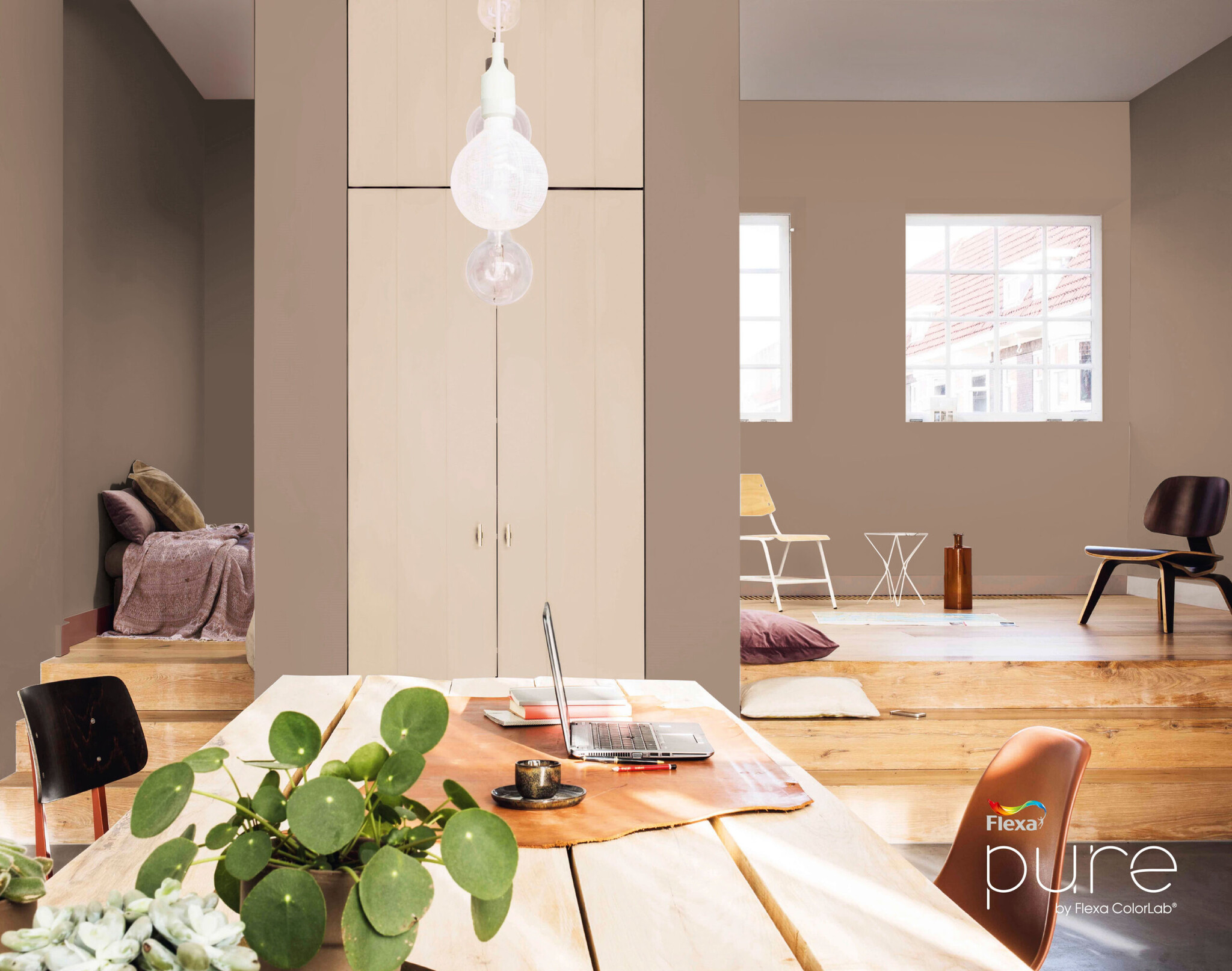 Flexa Pure - Real Umber - Muurverf Zijdemat kopen?