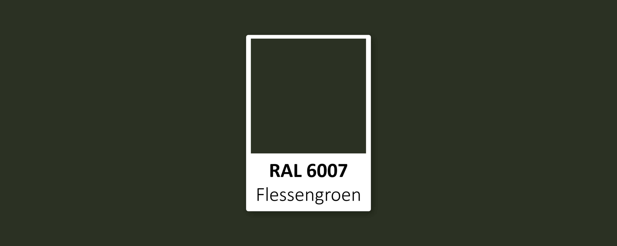 RAL 6007: Flessengroen